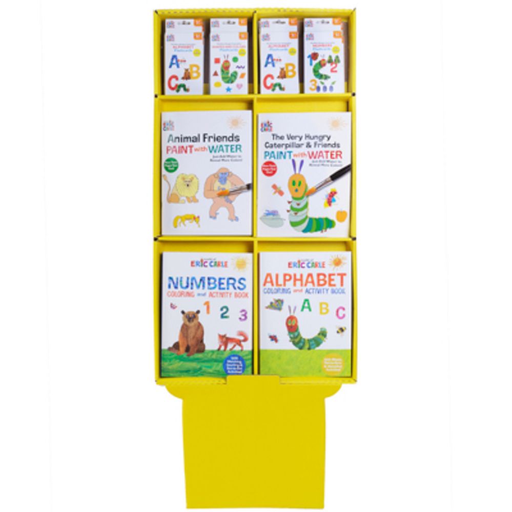 54 pieces Eric Carle Activity Floor Display Includes Flash Cards ...