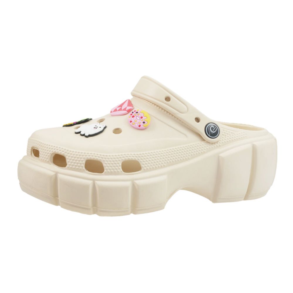 15 Wholesale Womans Platform Pin Clog Sand - at - wholesalesockdeals.com