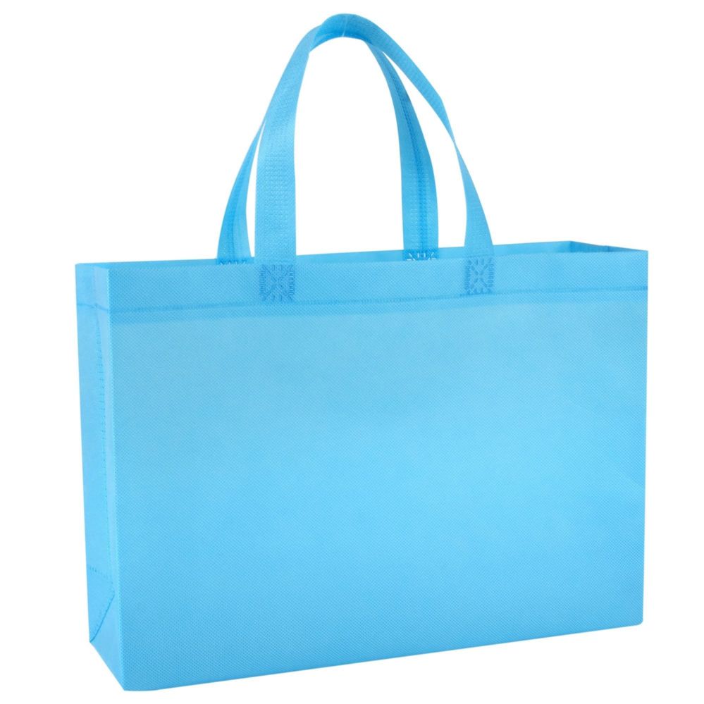 100 Pieces 14 Inch Reusable Grocery Shopping Tote Bag - 8 Colors Light ...