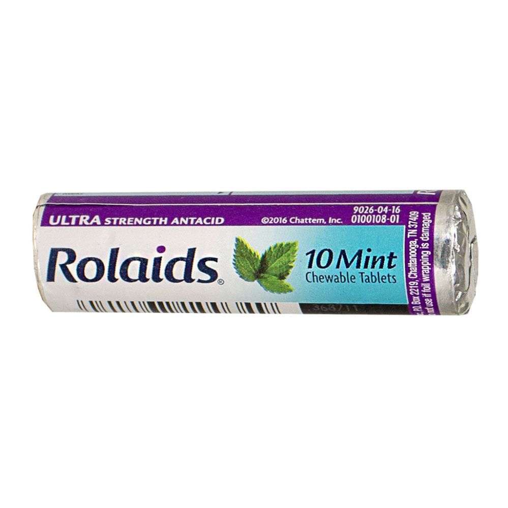 24 pieces New Rolaids Ultra Strength Antacid Mint Tablets - Roll Of 10 ...