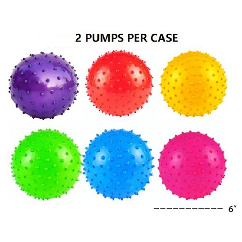6" Inflatable Balls With Pump - SB