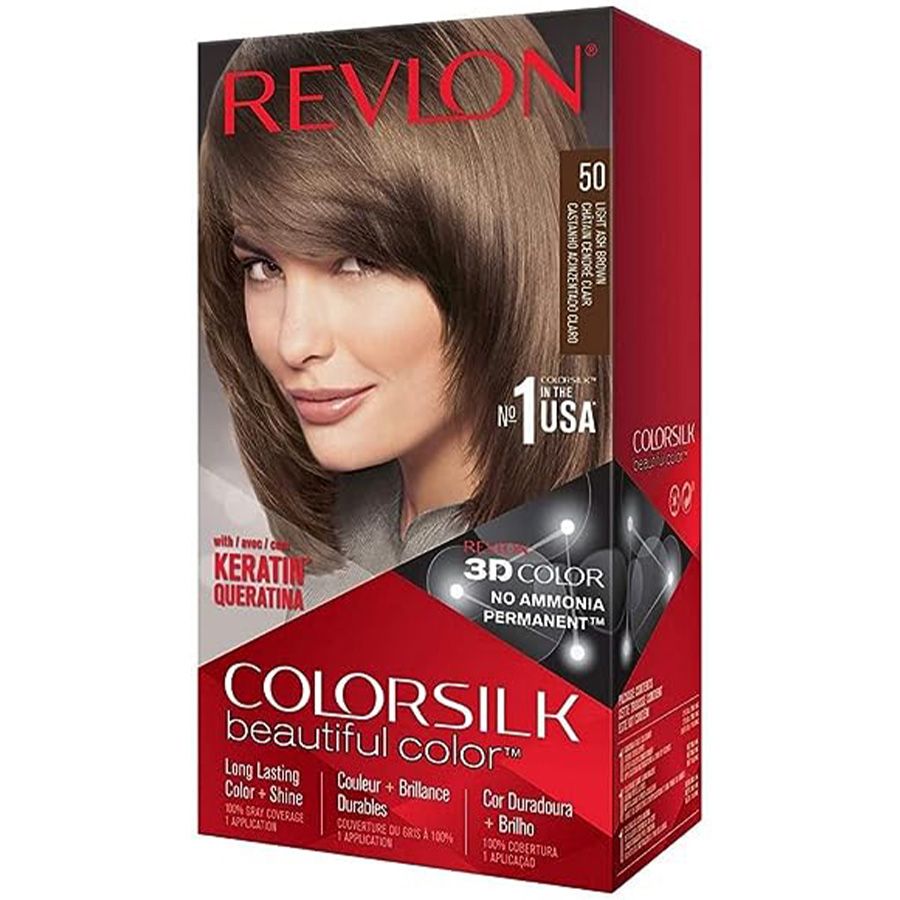 12 pieces Color Silk Hair Color 1 Pk #05 Ult Light Ash Brown - Assorted ...