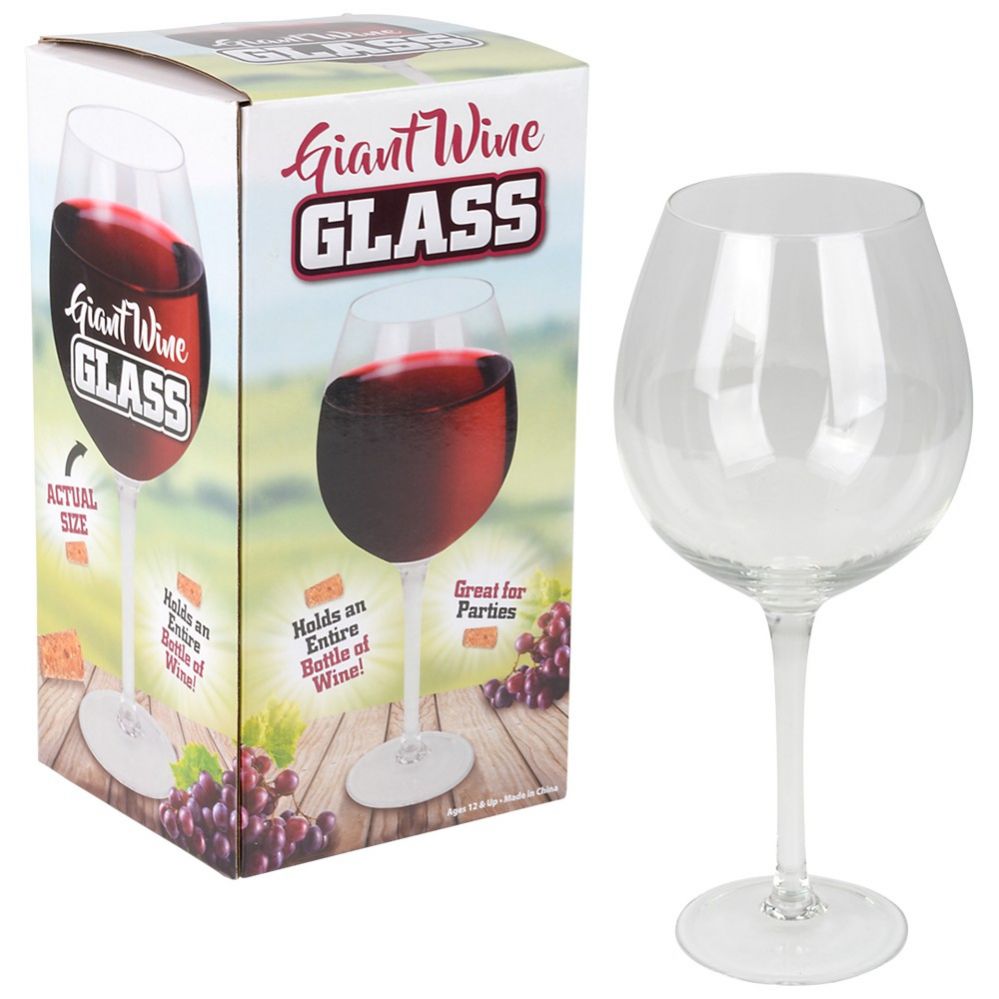 6 pieces Giant Wine Glass 10" - Glassware - at - alltimetrading.com