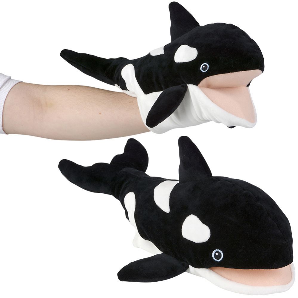 12 pieces 15" Ocean Safe Orca Puppet - Plush Toys - at - alltimetrading.com