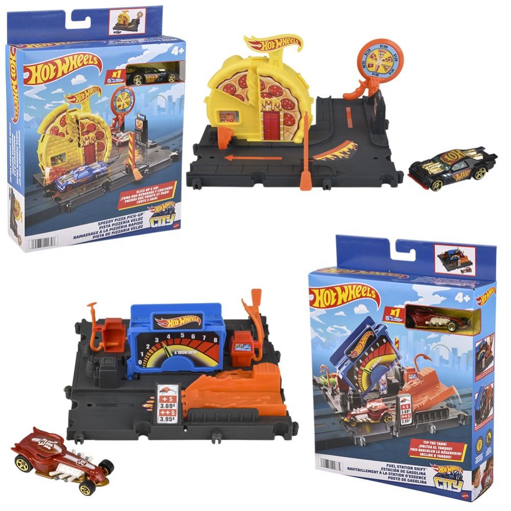 16 pieces Mattel Hot Wheels City Explorer Asst - Car, Planes, Trains ...