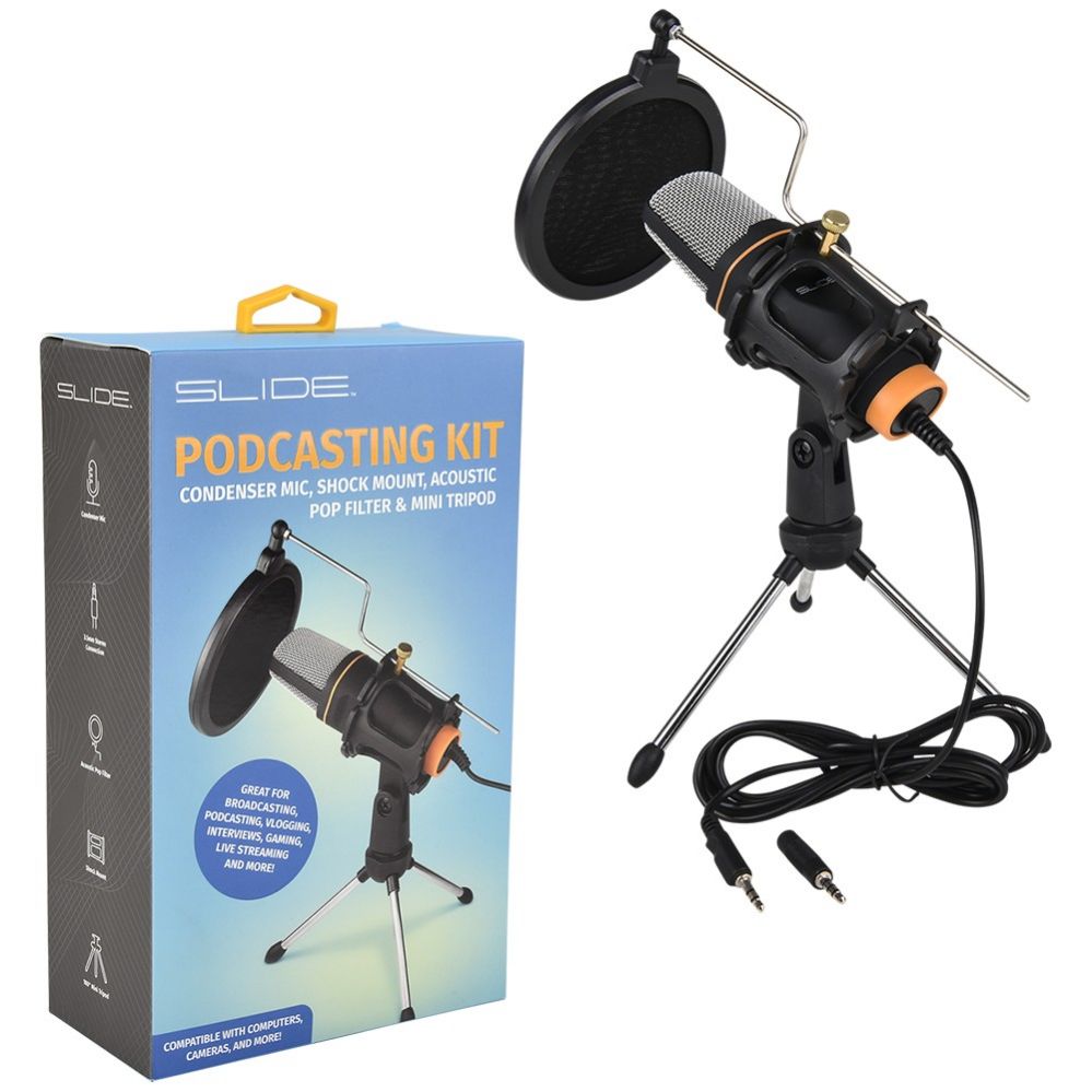24 pieces Slide Podcasting Mic Kit Pd1000 - Store - at - alltimetrading.com