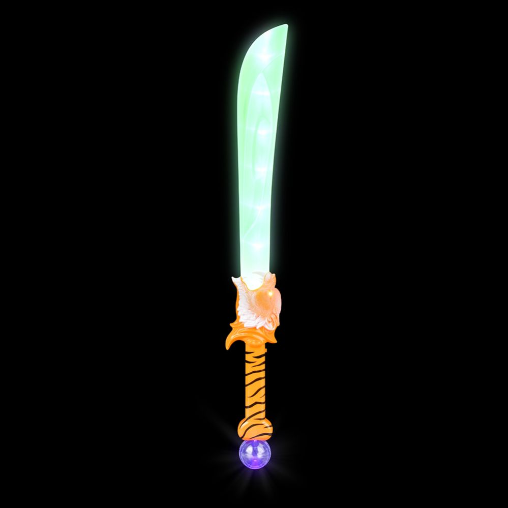 48 pieces 27" LighT-Up Saber Tooth Tiger Sword - Toy Weapons - at ...