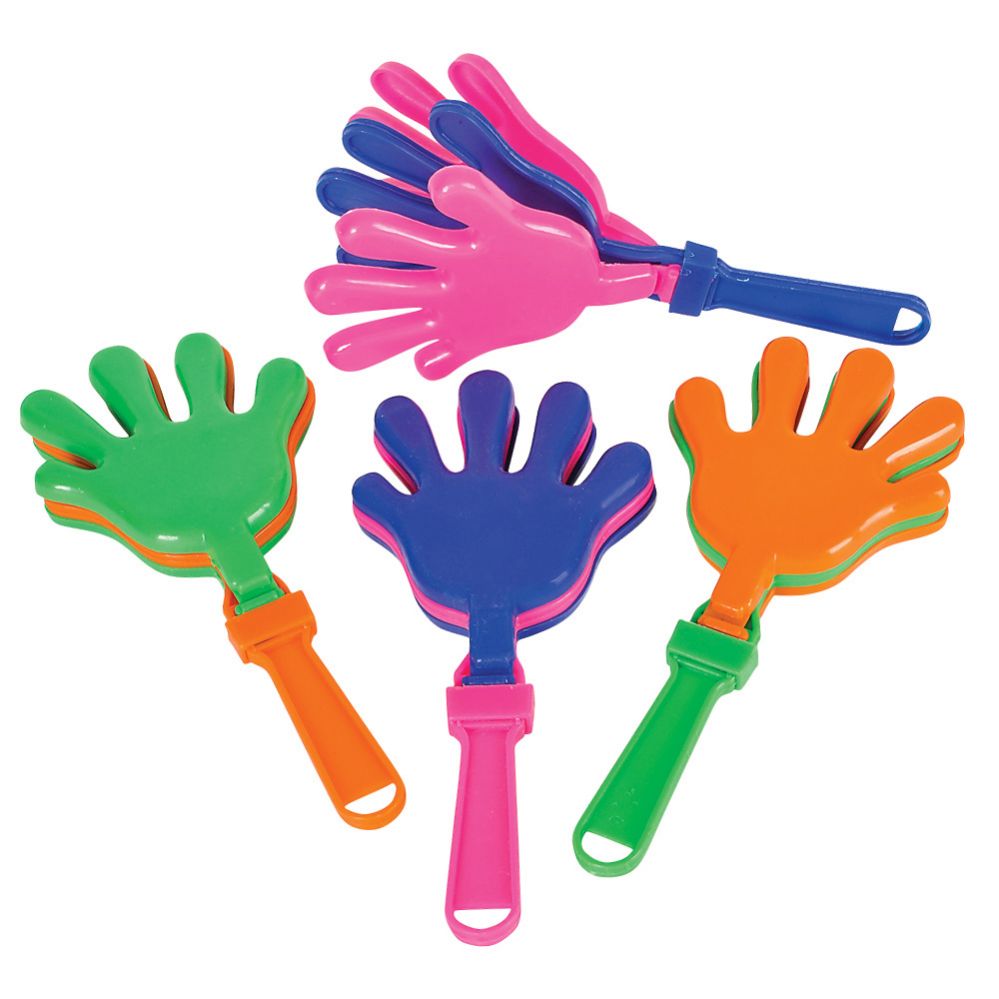 288 pieces 7.5" Hand Clappers - Bulk Novelty Prizes - at ...