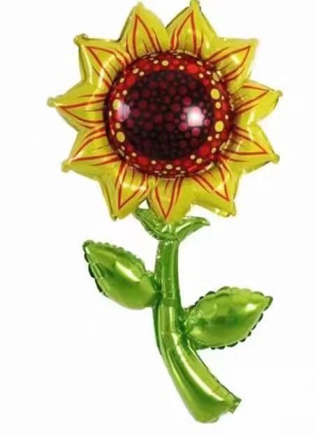 240 Pieces Sunflower Themed Mylar Balloon - Balloons & Balloon Holder ...