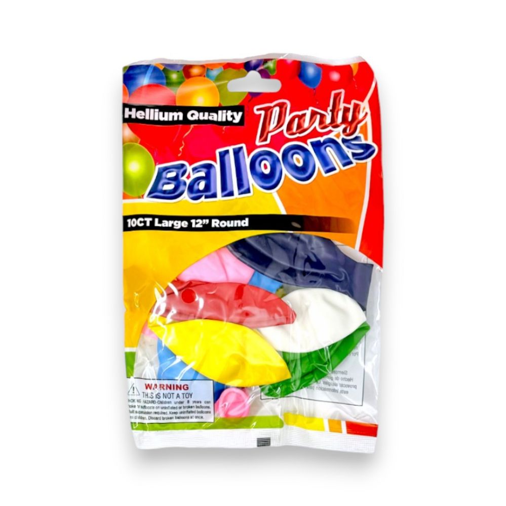 48 pieces Balloon Standard Assorted 10ct - Balloons & Balloon Holder ...