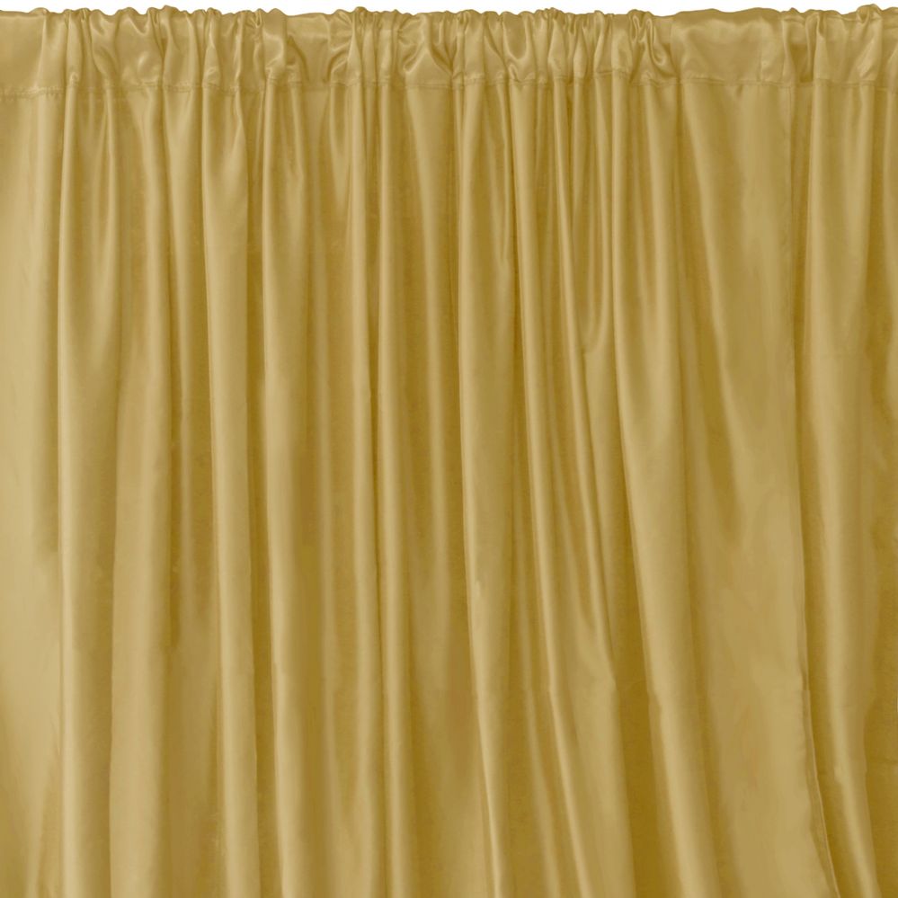 Wholesale Satin Backdrop - 10ft x 10ft - Gold - WSD