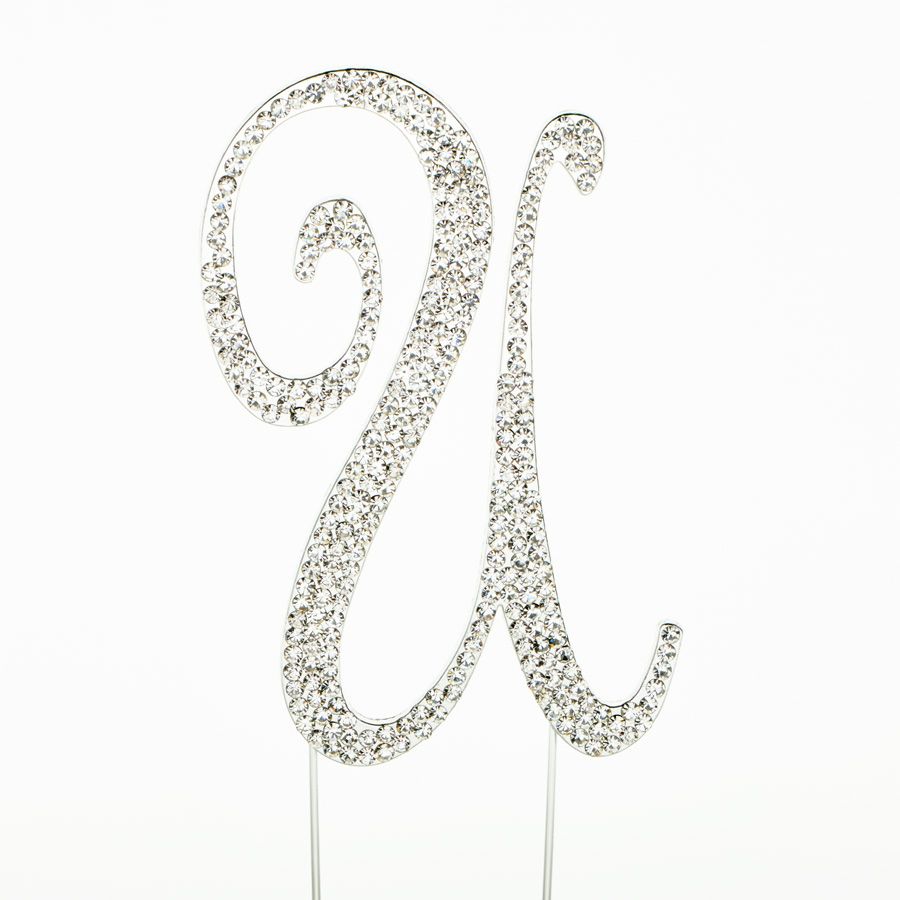 Wholesale Rhinestone Cake Topper - U - Wholesale Sock Deals