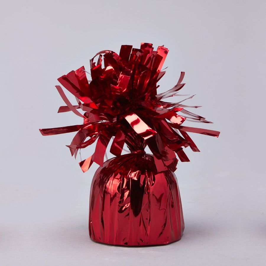 12 pieces Foil Balloon Weight 6oz 5" - Red - Balloons & Balloon Holder ...