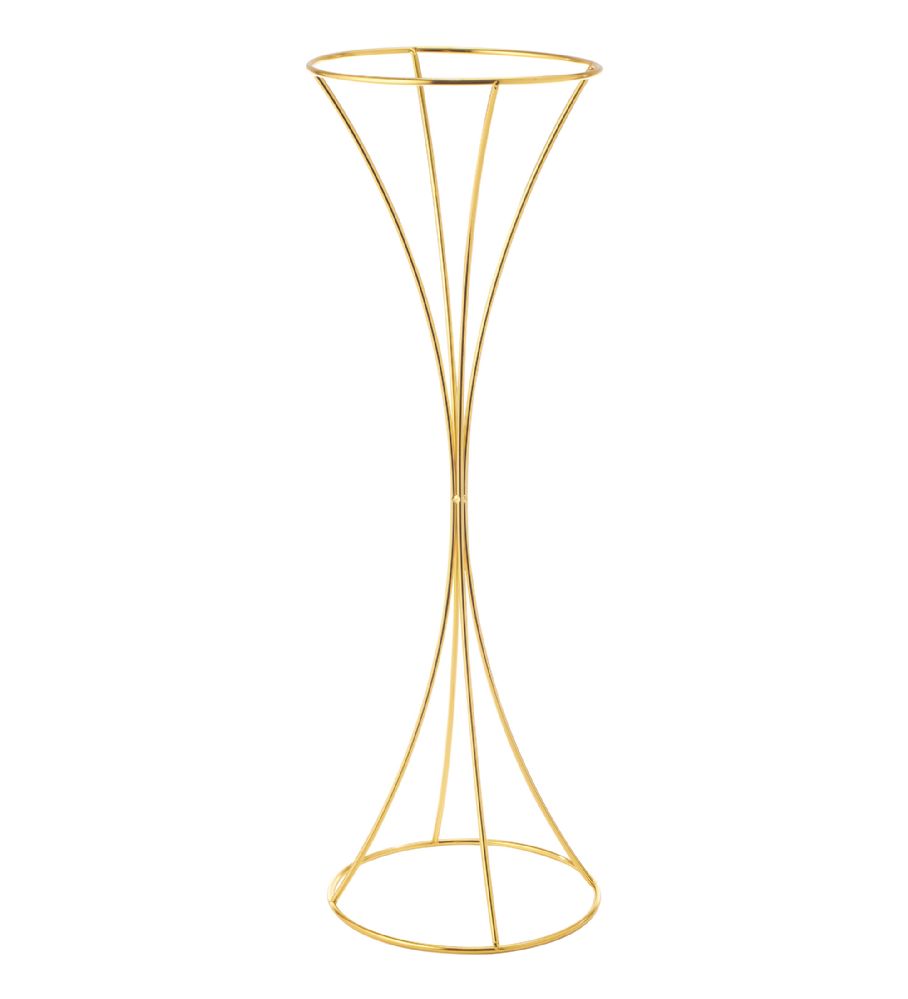 4 pieces Metal Floral And Centerpiece Riser - Gold - Party Center ...