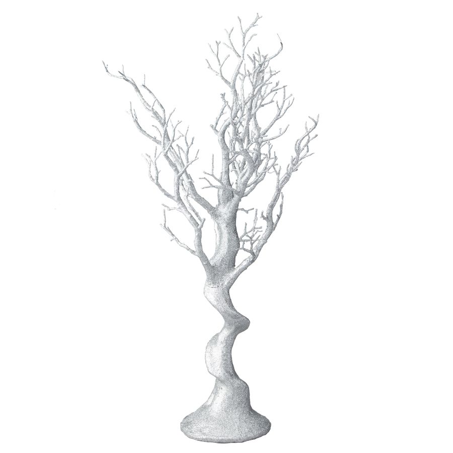 6 pieces Manzanita Centerpiece Wishing Tree 29 inch - Silver - Party ...