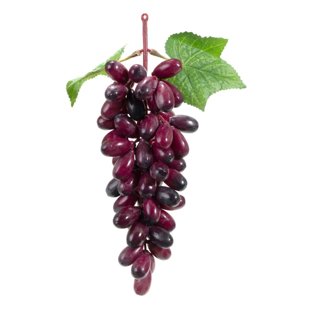 24 pieces Artificial Crimson Seedless Grapes 10 inch - Artificial Flowers - at - alltimetrading.com