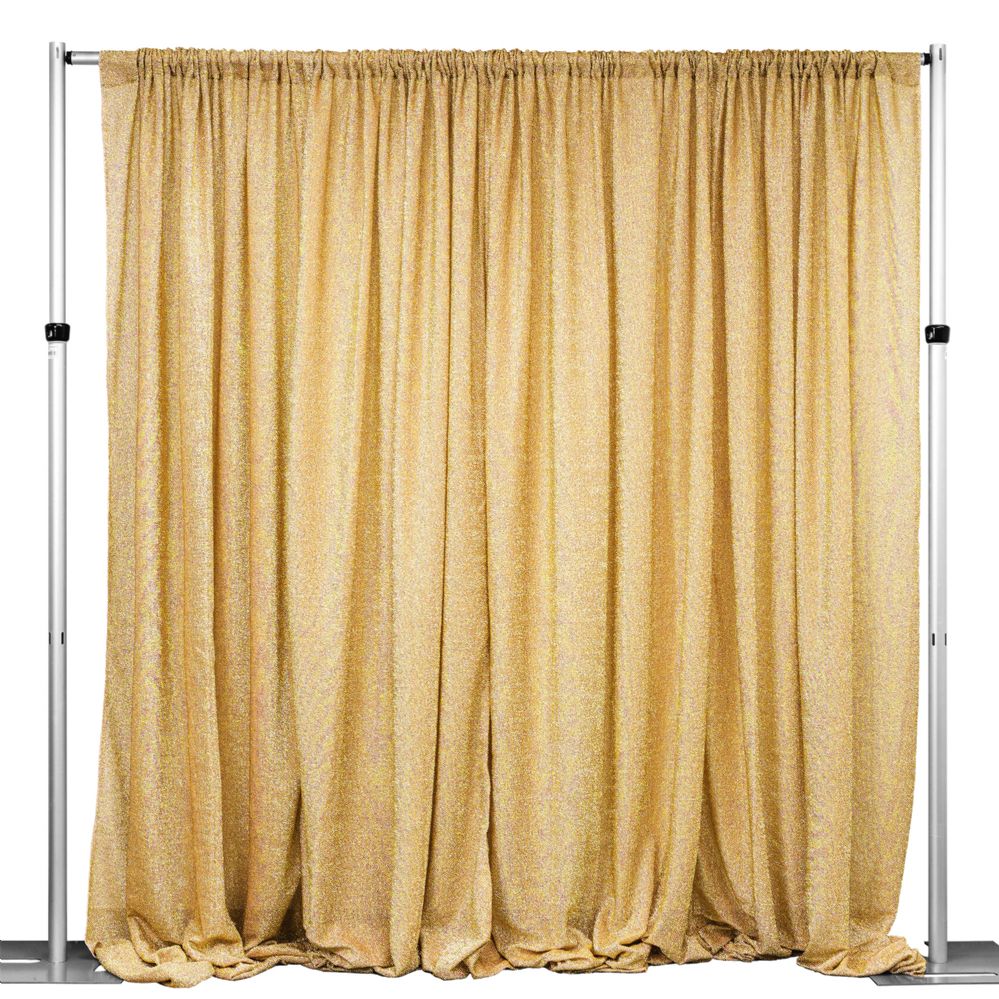 4 pieces Metallic Spandex Backdrop - Gold - Wall Decor - at ...