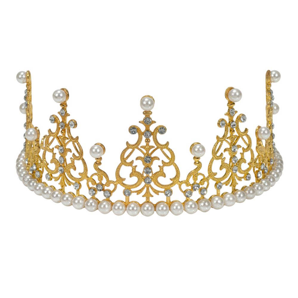 Wholesale Tiara - 2in - Gold - Wholesale Sock Deals