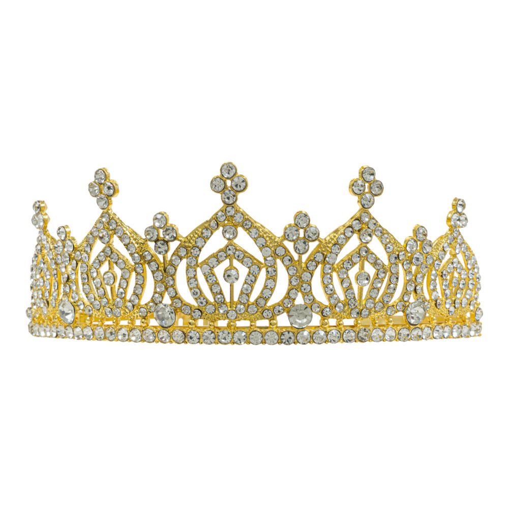 Wholesale Tiara - 1in - Gold - Wholesale Sock Deals
