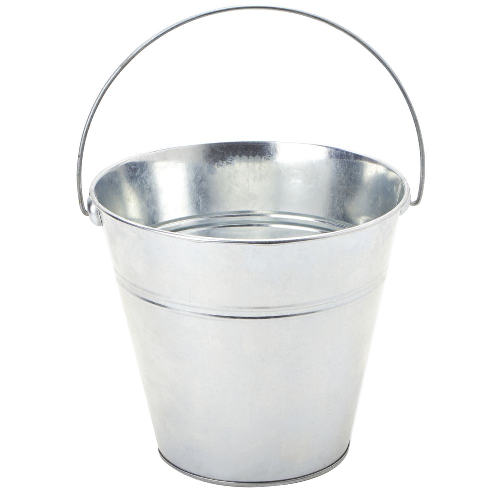 Wholesale Metal Pail - Silver - Wholesale Sock Deals