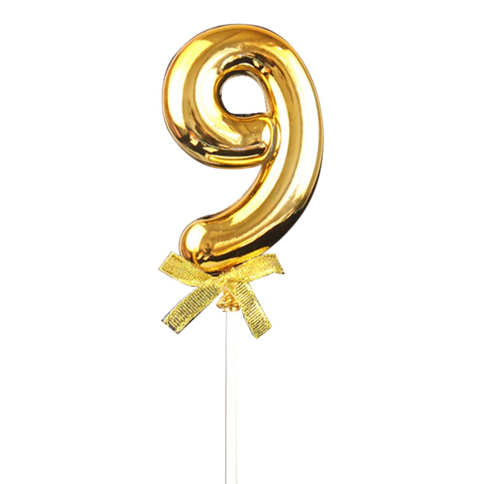 48 of Plastic Cake Topper 9 - Gold - at - wholesalecaseprice.com