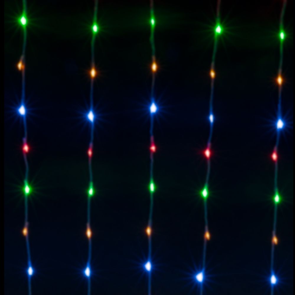 6 pieces Led Waterfall Backdrop Lights 600led Lights 12ft X 8ft ...