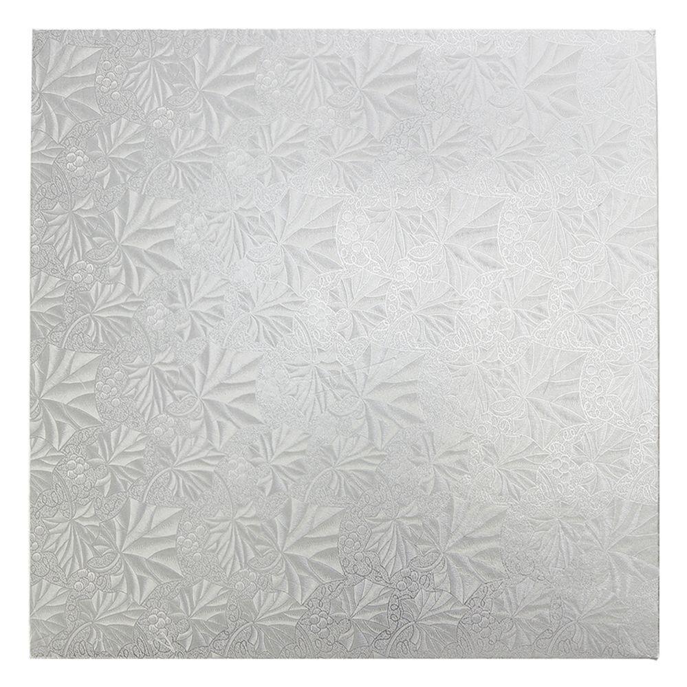 10 pieces Square Foil Covered Cake Board 14 inches 5pc - Silver - Party ...