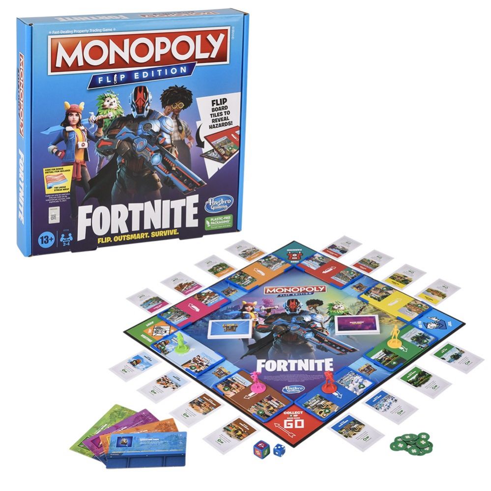 6 pieces Monopoly Flip Edition Fortnite - Educational Toys - at ...