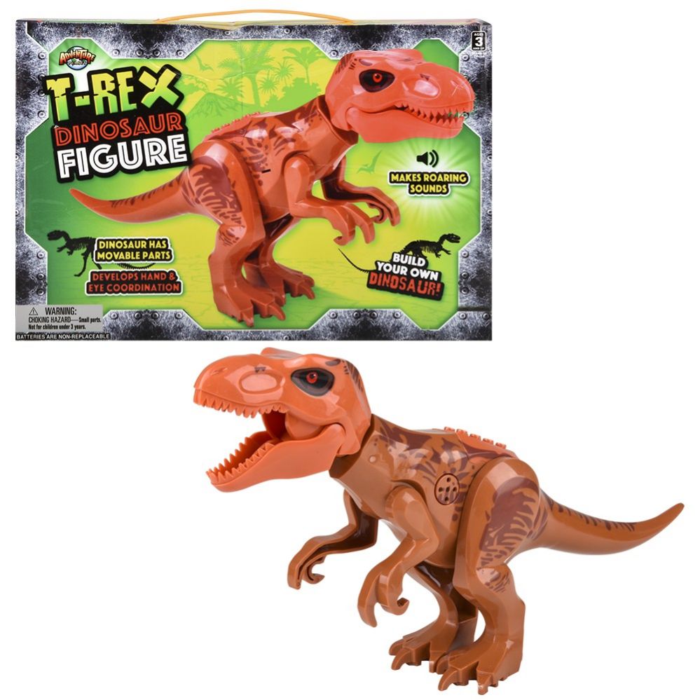 12 pieces T-Rex Dinosaur Roaring Block Figure - Animal & Reptiles - at ...