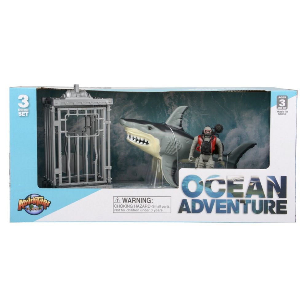 12 pieces Great White Shark Adventure Pod - Store - at - alltimetrading.com