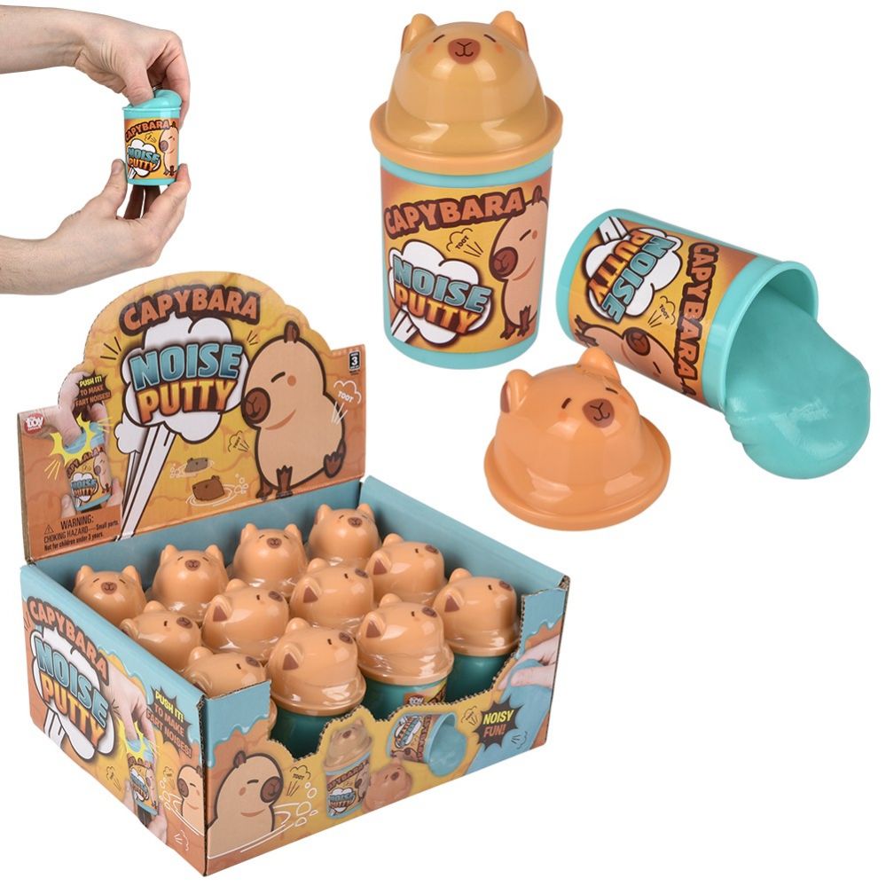 96 pieces 3 inch Capybara Fart Putty 12ct - Slime & Squishees - at ...
