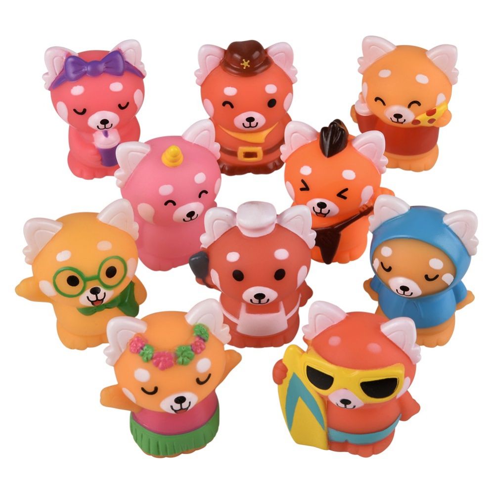 500 pieces 2 inch Red Panda Rubber Characters - Slime & Squishees - at ...