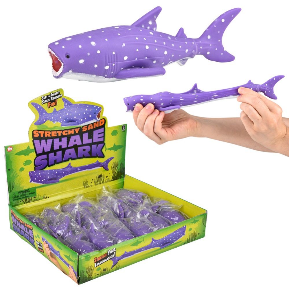 48 pieces 7 inch Stretchy Sand Whale Shark - Novelty Toys - at ...