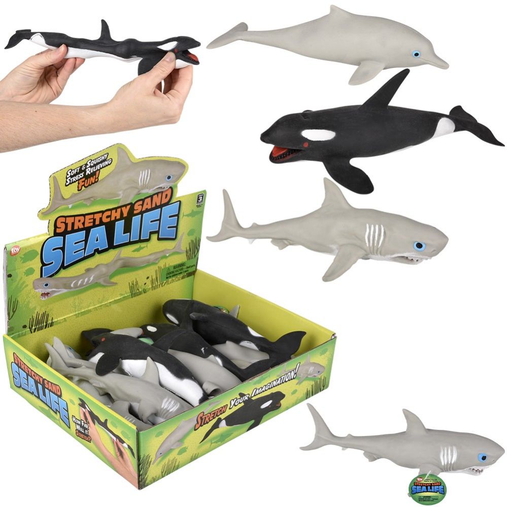 7.75 inch Stretchy Sand Sea Life Assortment 12ct - at - yachtandsmith ...