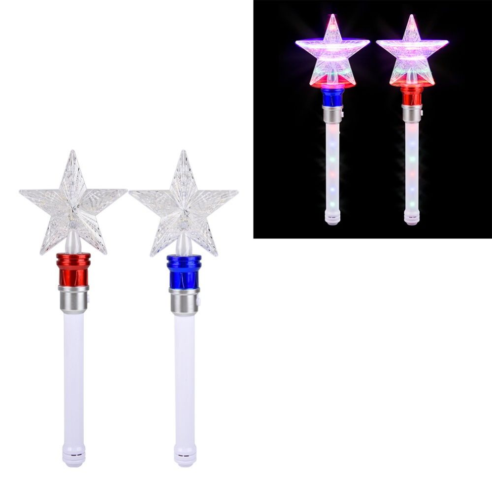 96 pieces 14.5 inch LighT-Up Spinning Star Wand - Light Up Toys - at ...
