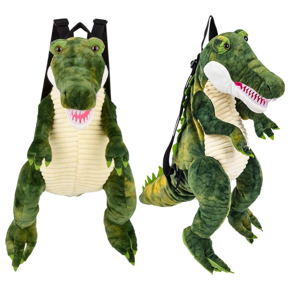 12 pieces 20 inch Alligator Backpack With Plastic Teeth - Backpacks 15 ...