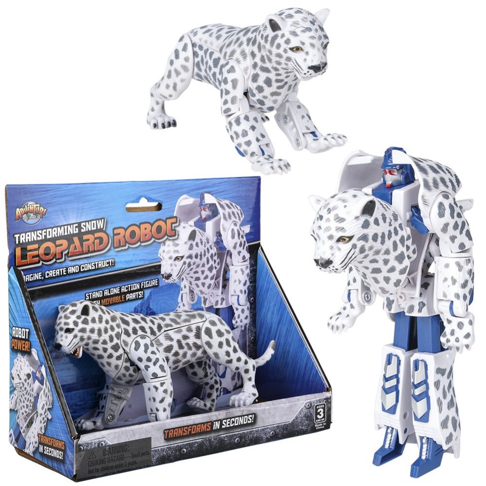 5 inch Snow Leopard Robot Action Figure - at - yachtandsmith.com ...