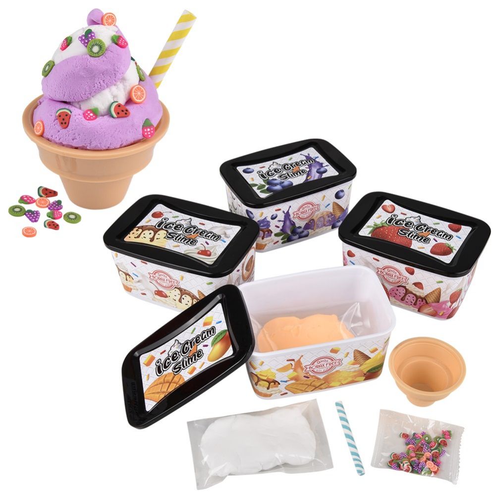 Bulk DIY Ice Cream Slime Kits - Wholesale Sock Deals