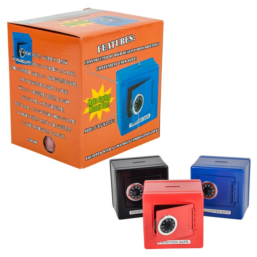 Bulk Frontier Combination Safe Bank - Wholesale Sock Deals