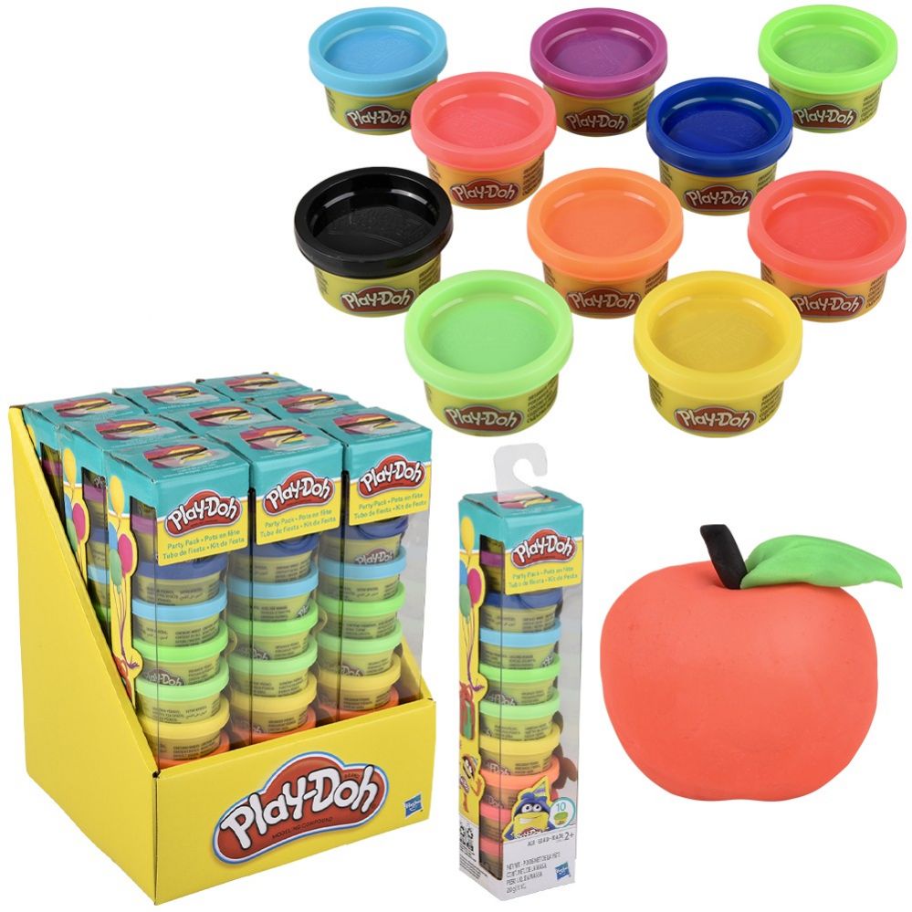 4 pieces Hasbro PlaY-Doh 10 Pack Mini Cans - Clay & Play Dough - at ...