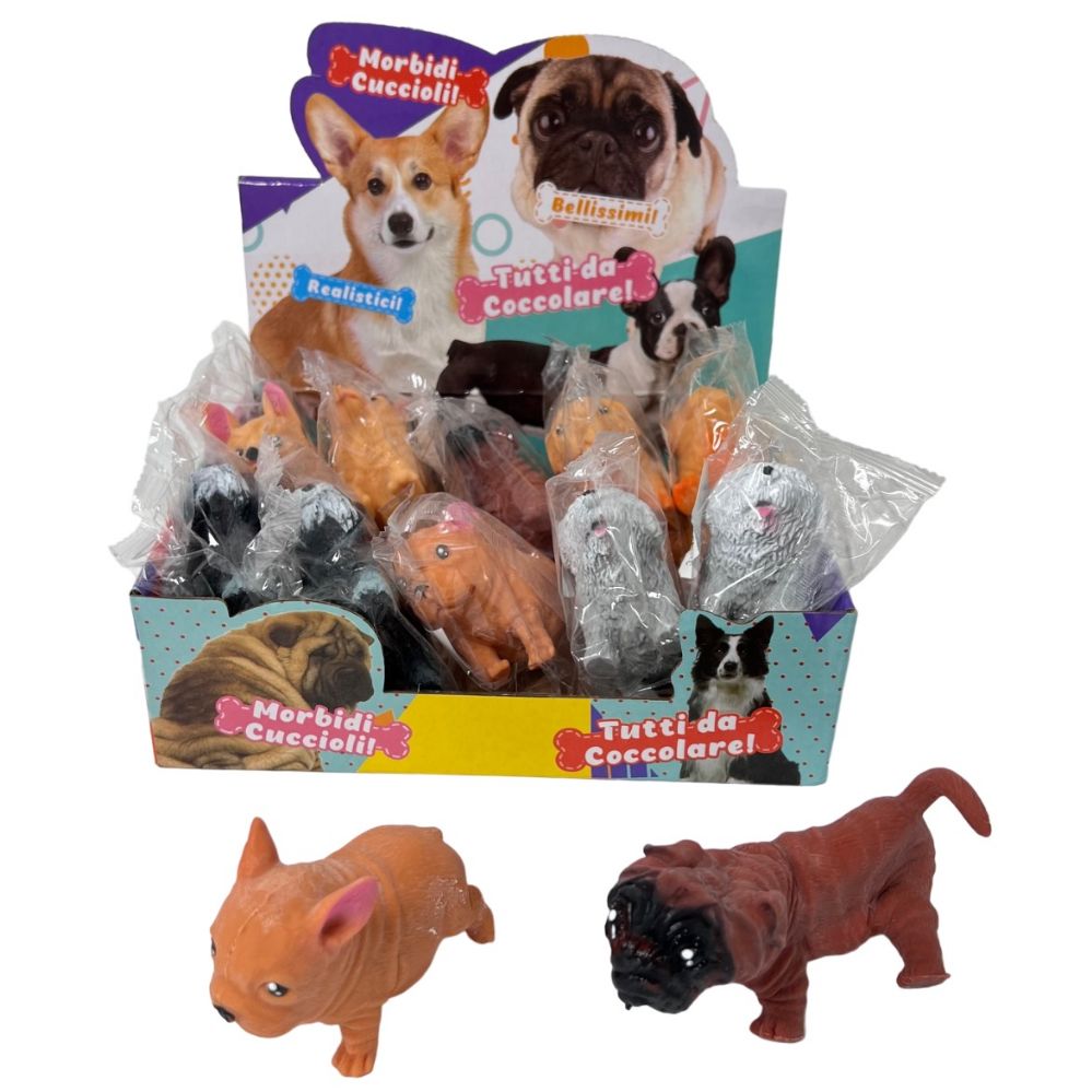 24 pieces Stretchy SanD-Filled Squishy Toy [dog Assortment] - Slime ...