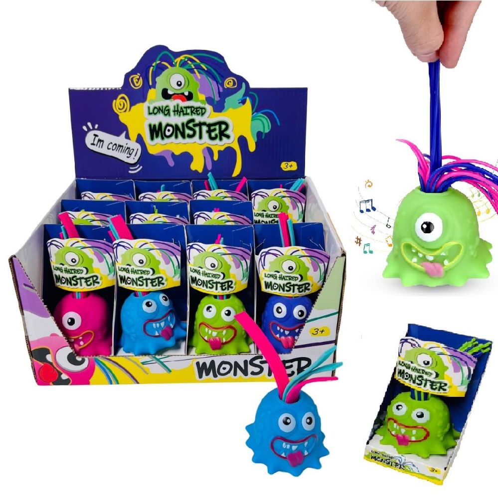 24 pieces Screaming, Hair Pulling Monster Toy - Magic & Joke Toys - at ...