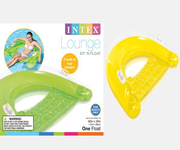 Intex Lounge 60 X 39 Sit'n Float 2 Asst Shelf Box - SB