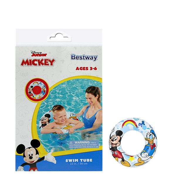 24 Wholesale Disney Junior: Mickey&friends F22/f56cm Swim Tube - WSD