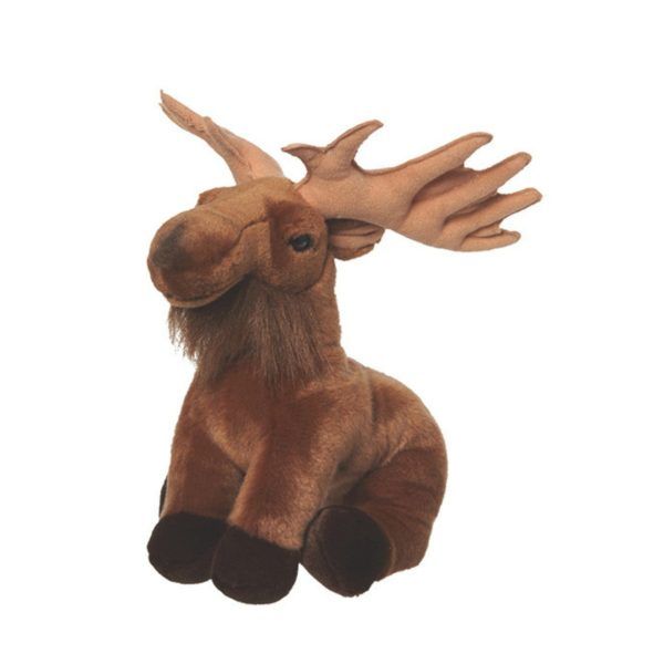 6 pieces 12.5" Moose Plush Animal - Plush Toys - at - alltimetrading.com