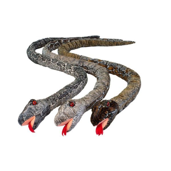 6 pieces 54 Inch Scaly Snake In Assorted Colors And Design Plush Animal ...