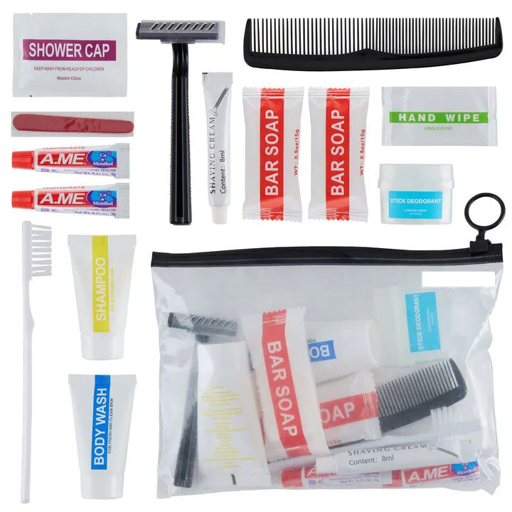 100 Sets 15 Piece Hygiene Kit Disaster Relief Travel Kit - Hygiene kits ...