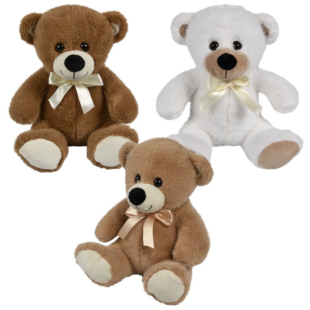 48 pieces 9 Inch Sitting Mink Bear - Plush Toys - at - alltimetrading.com