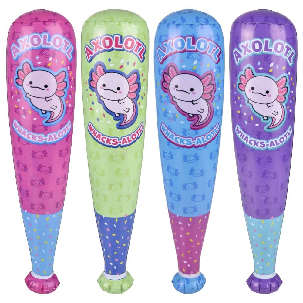 288 pieces 20 inch Axolotl Mini Baseball Bat Inflate - Inflatables - at ...