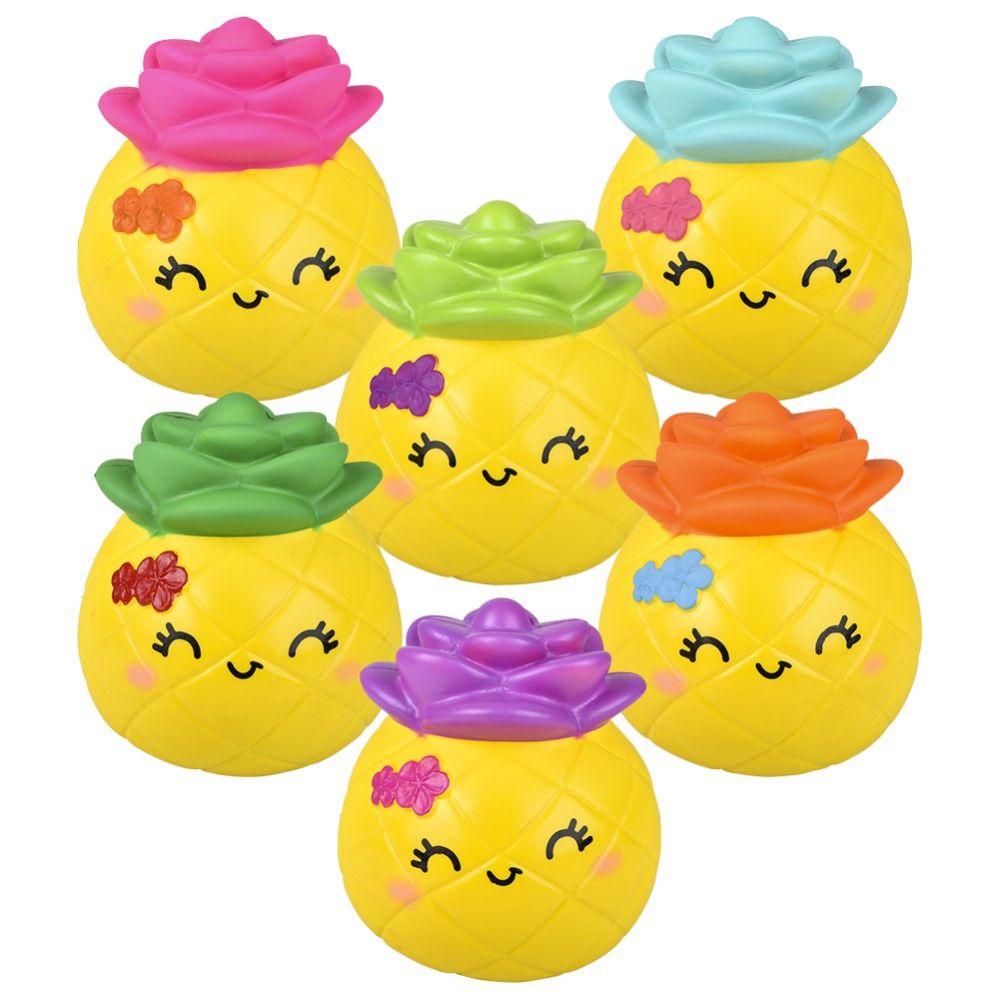 12 pieces Jumbo Squish Pineapple Flower Mix 10 inch - Slime & Squishees ...